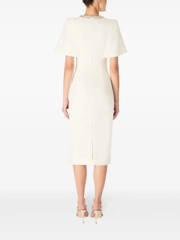 Jenny Packham Thalia Midi Dress - Neutrals