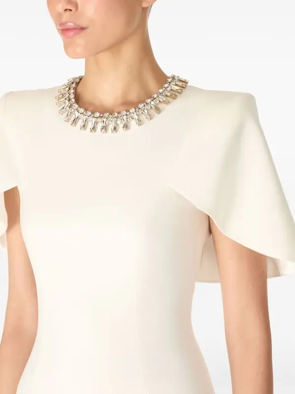 Jenny Packham Thalia Midi Dress - Neutrals