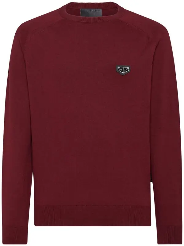 Philipp Plein Round-neck Sweater - Red