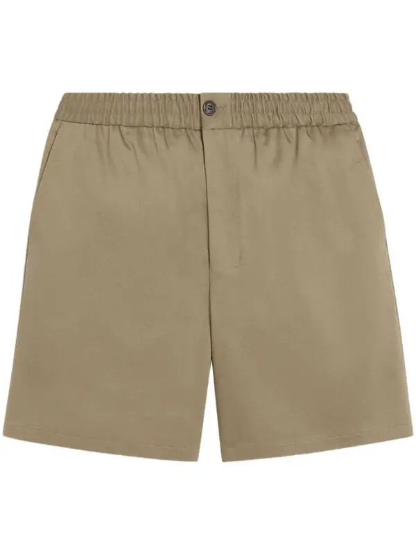 Ami Cotton Shorts - Neutrals