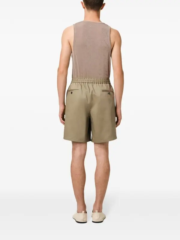 Ami Cotton Shorts - Neutrals