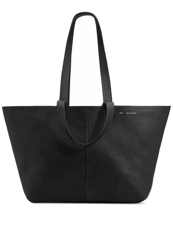 Ami Leather Tote - Black