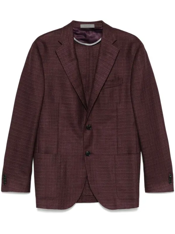 Corneliani Single-breasted Blazer - Red