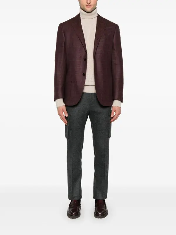 Corneliani Single-breasted Blazer - Red