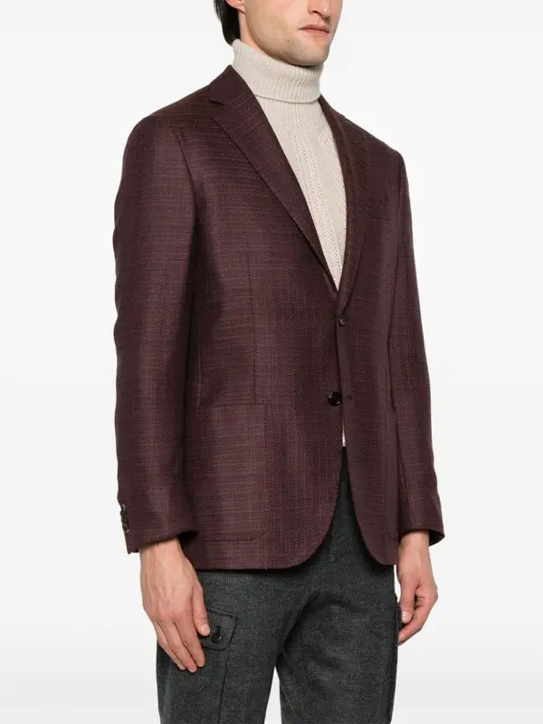 Corneliani Single-breasted Blazer - Red