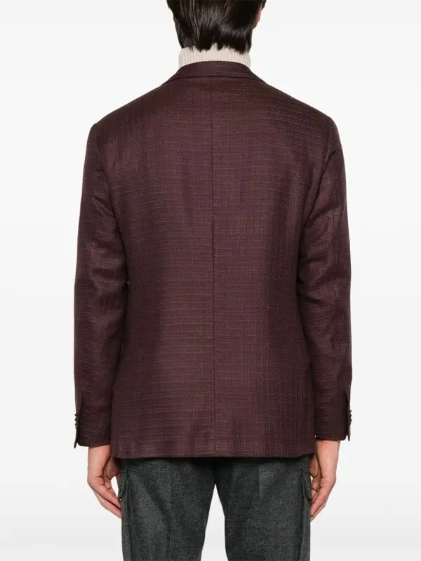 Corneliani Single-breasted Blazer - Red