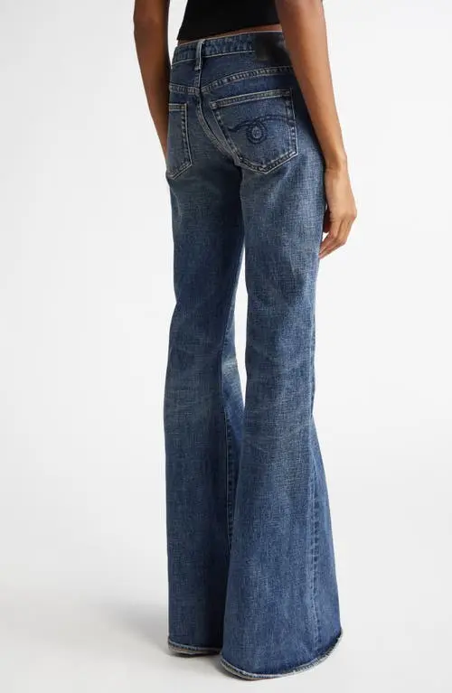 R13 Overflow Boyfriend Flare Jeans