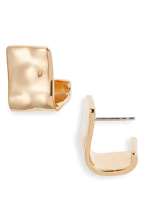 SOKO Bahari Square Hoop Earrings - Gold
