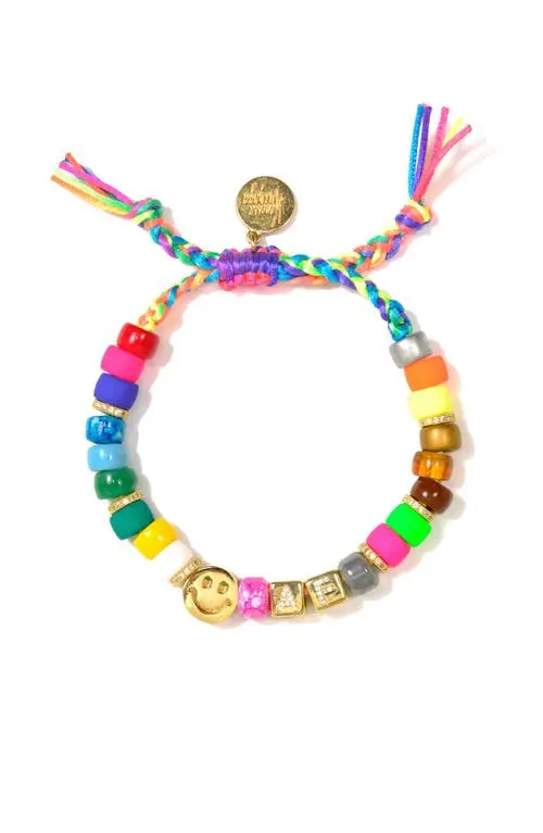 VENESSA ARIZAGA Happy Af Beaded Bracelet - Rainbow