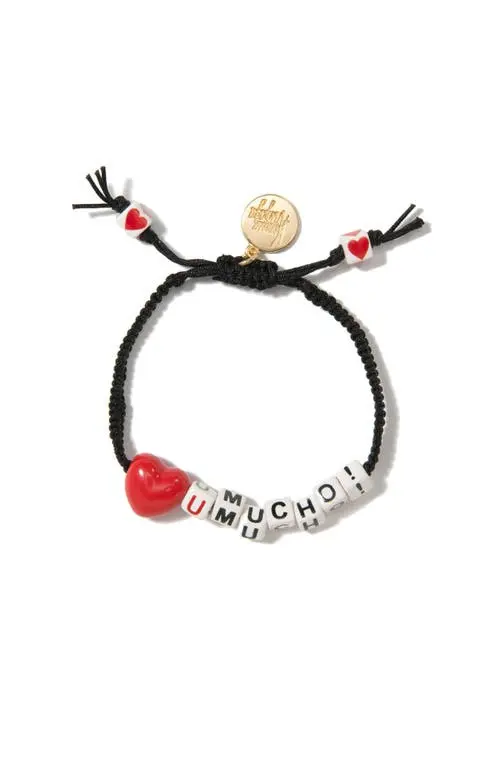 VENESSA ARIZAGA Love You Mucho Bracelet - Black