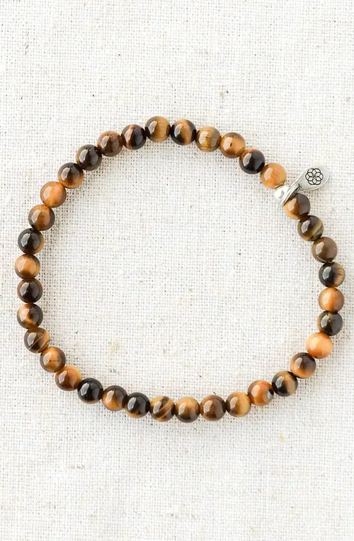 TINY RITUALS Tiger Eye Energy Bracelet - Brown