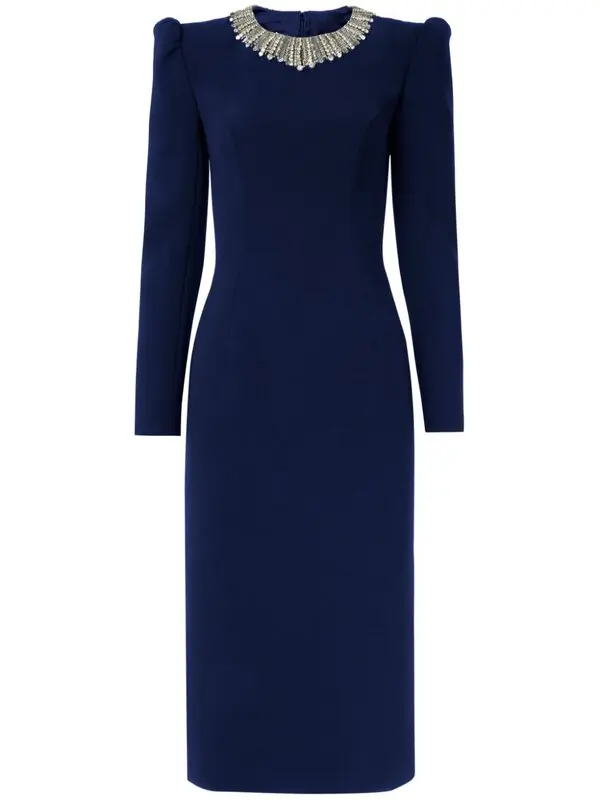 Jenny Packham Cora Mid-length Dress - Blue