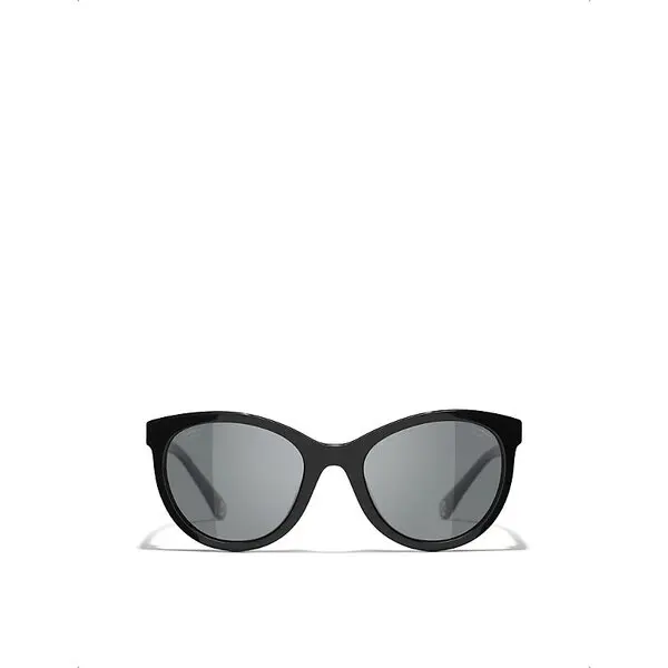 Chanel Ch5523u Pantos-frame Sunglasses - Black