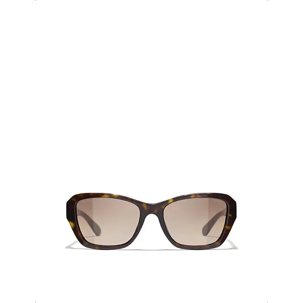 Chanel Ch5516 Butterfly-frame Sunglasses - Brown