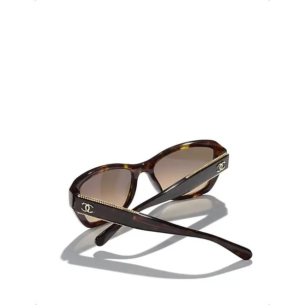Chanel Ch5516 Butterfly-frame Sunglasses - Brown