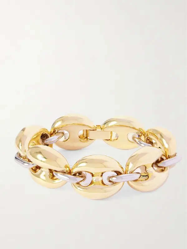 Rabanne And Silver-tone Link Bracelet