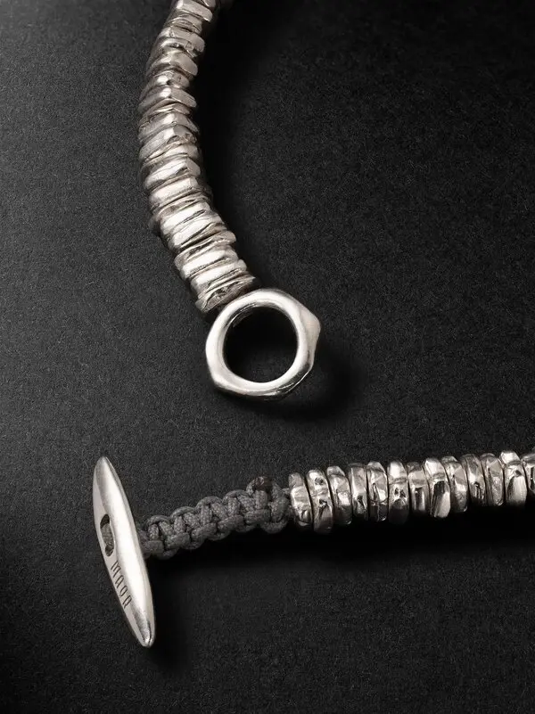 MAOR M. Cohen Meander Cord And Sterling Beaded Bracelet