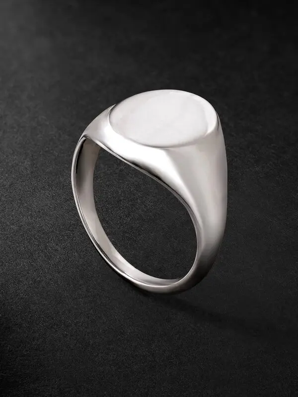 MAOR M. Cohen Sterling Signet Ring - Silver