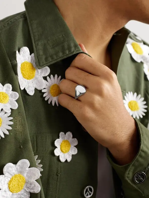 MAOR Sterling Signet Ring - Silver