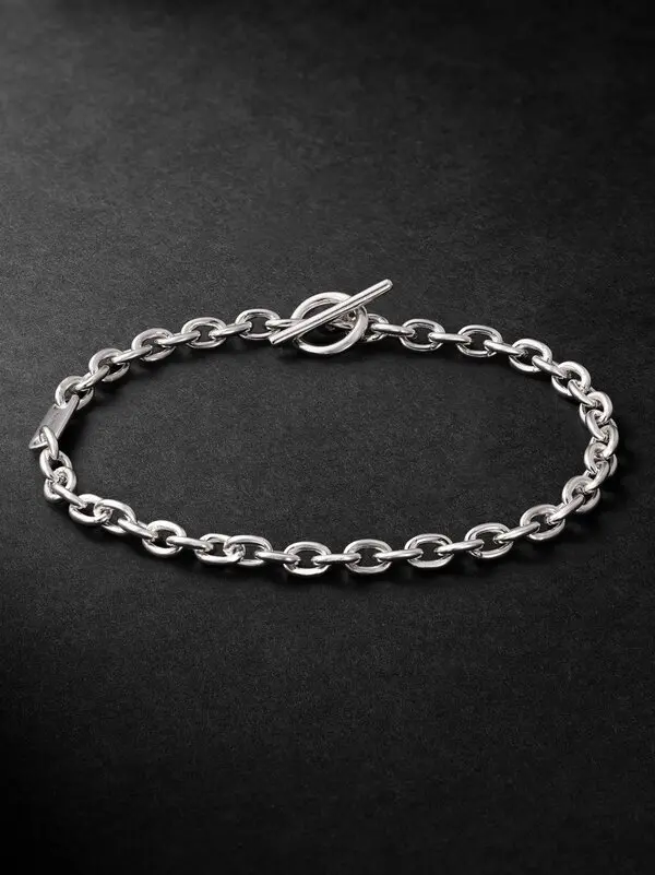 MAOR M.cohen Plaun Link Sterling Chain Bracelet - Silver