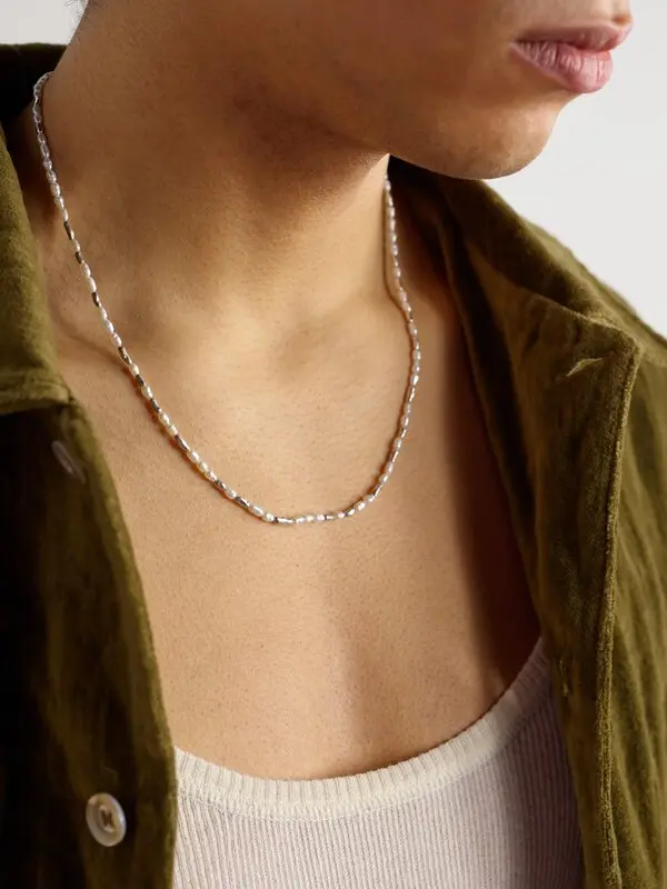 M. Cohen By Maor Hokkaido Sterling And Pearl Necklace - Silver