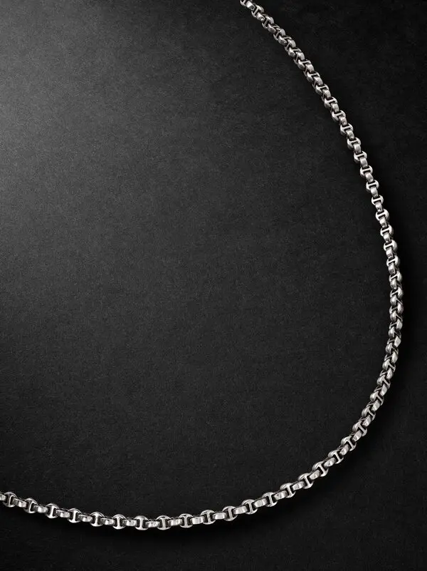 Hoorsenbuhs Micro Open-link™ Sterling Chain Necklace - Silver