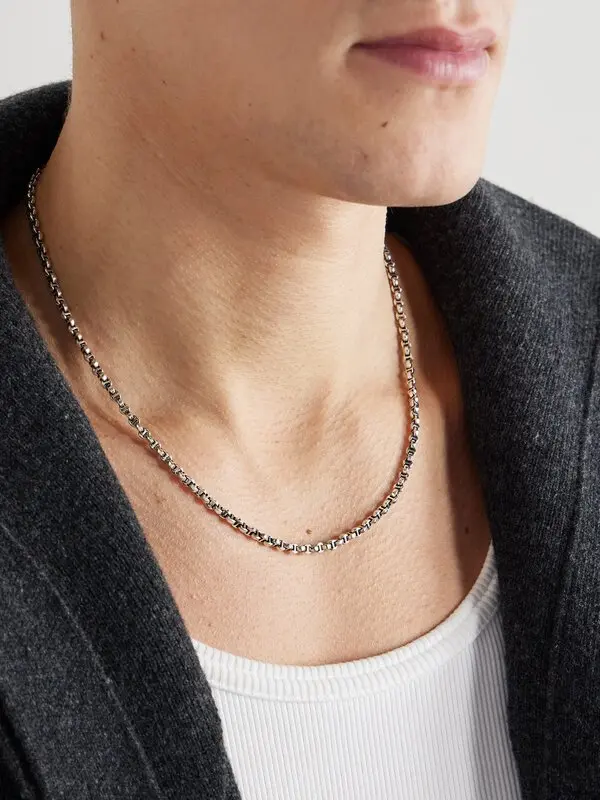 Hoorsenbuhs Micro Open-link™ Sterling Chain Necklace