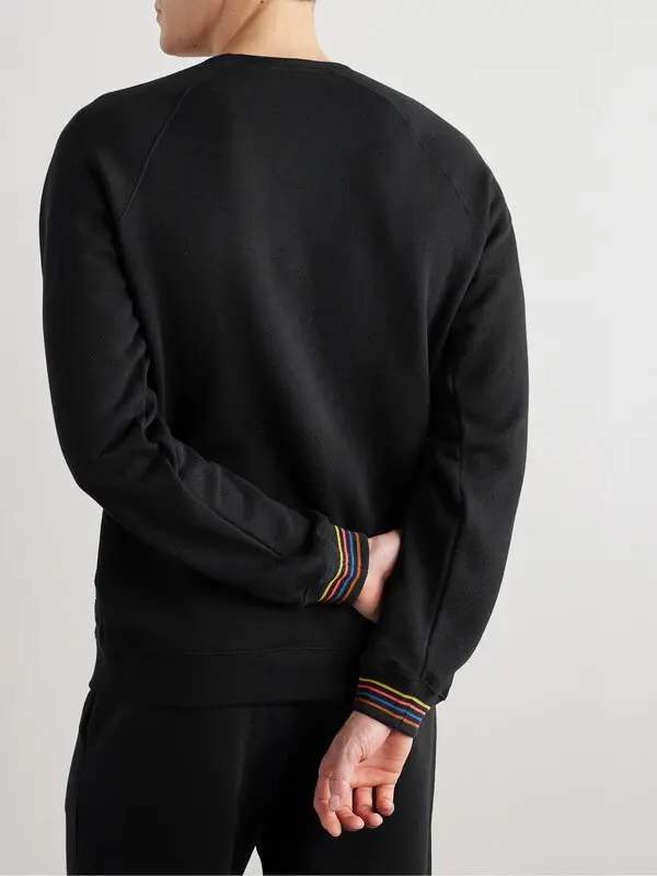 Paul Smith Striped Cotton-jersey Sweatshirt