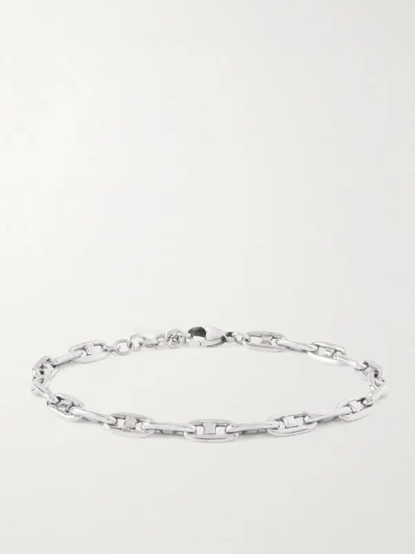 Saint Laurent Mariner Link Chain Bracelet - Silver