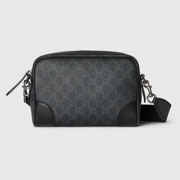 Gucci Gg Emblem Small Crossbody Bag - Black