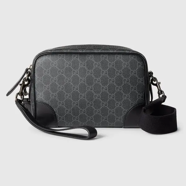 Gucci Gg Emblem Small Cross-body Bag - Black