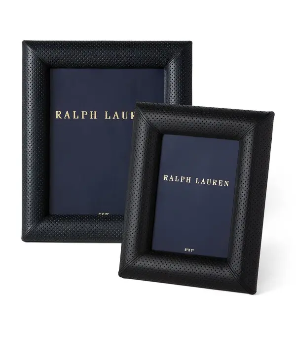 Ralph Lauren Leather Durham Frame - Black