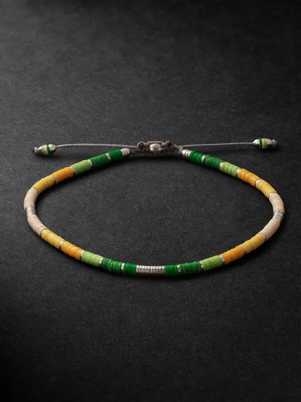 MAOR M. Cohen Mini Rizon Beaded Bracelet - Green