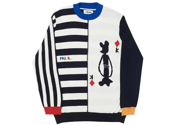 PALACE Jcdc Sweater - White/black