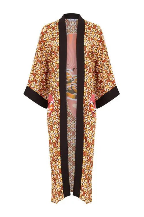Henelle Duster Robe - Surf Rider Sunset