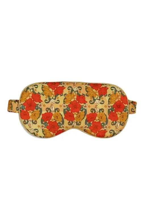 Henelle Silk Sleep Mask - Bloom
