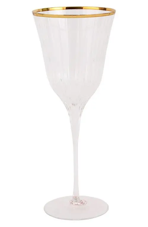 VIETRI Natalia Water Glass - Gold