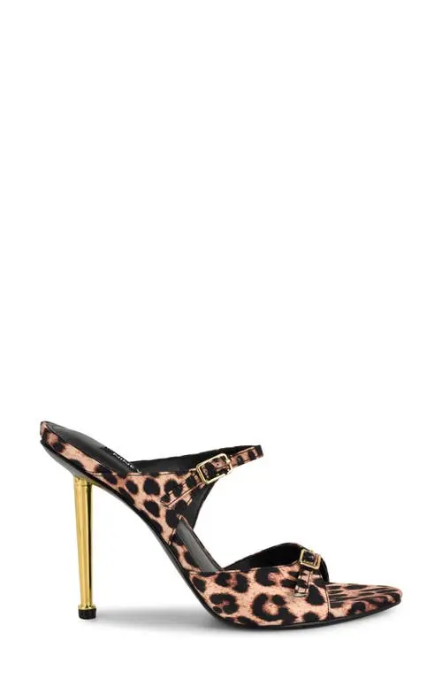 Nine West Reida Stiletto Sandals - Medium Natural