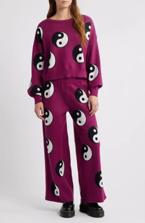DRESSED IN LALA Yin Yang Knit Set