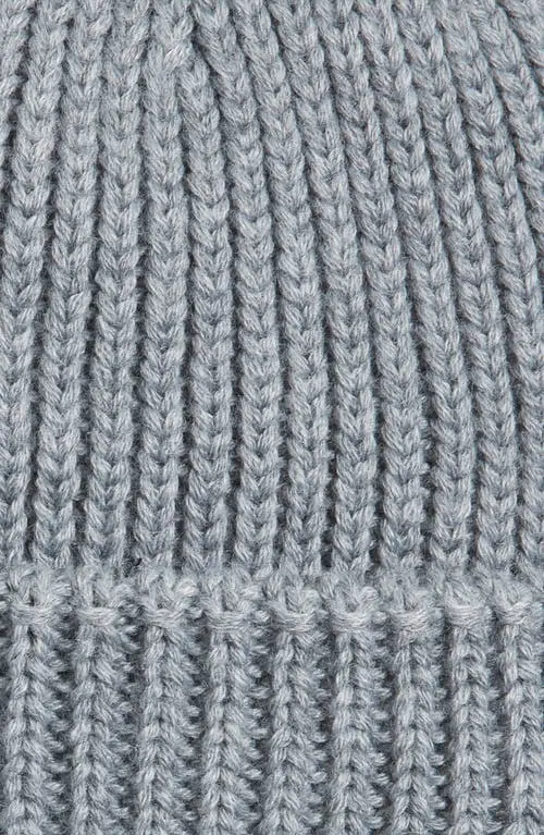 DRESSED IN LALA Grunge Chic Beanie - Grey