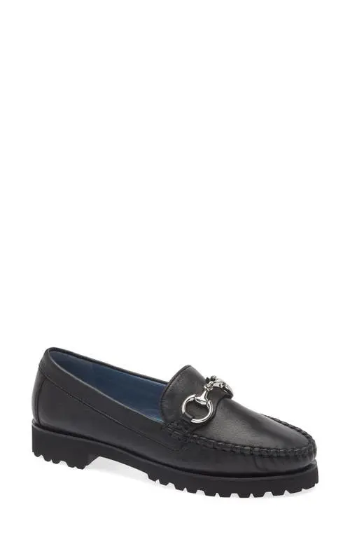 Robert Zur Soho Classic Bit Loafer - Black