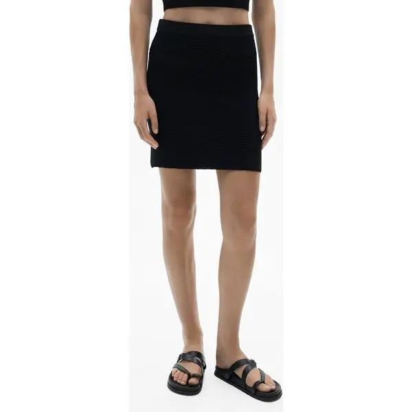Mango Knit Mini Skirt