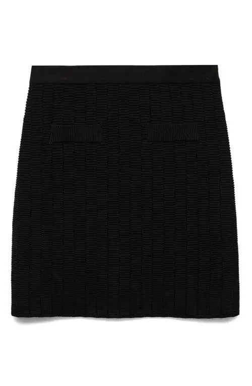 Mango Knit Mini Skirt