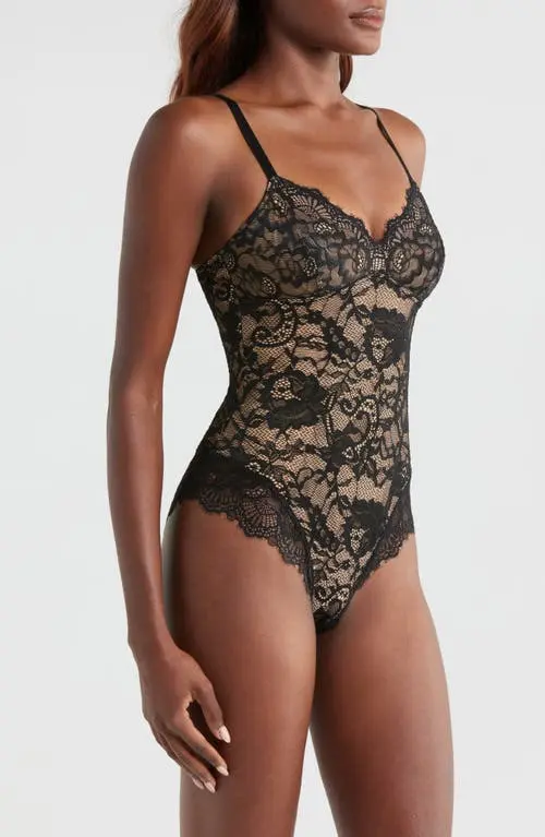 PINSY Shaping Lace Bodysuit