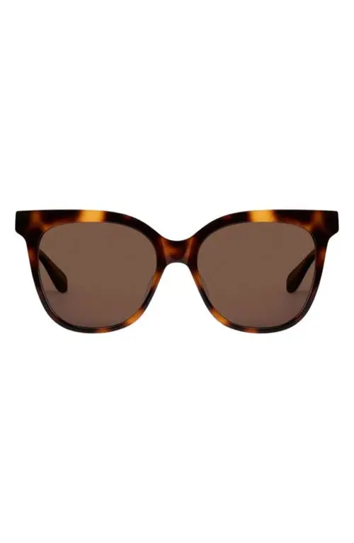 MOHALA EYEWEAR Mahina Cat-eye Sunglasses - Tiger Eye Tortoise/tan Lenses