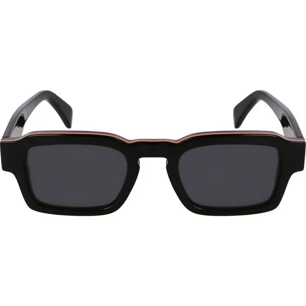 Paul Smith Latimer Rectangular Sunglasses - Black Multi Stripes