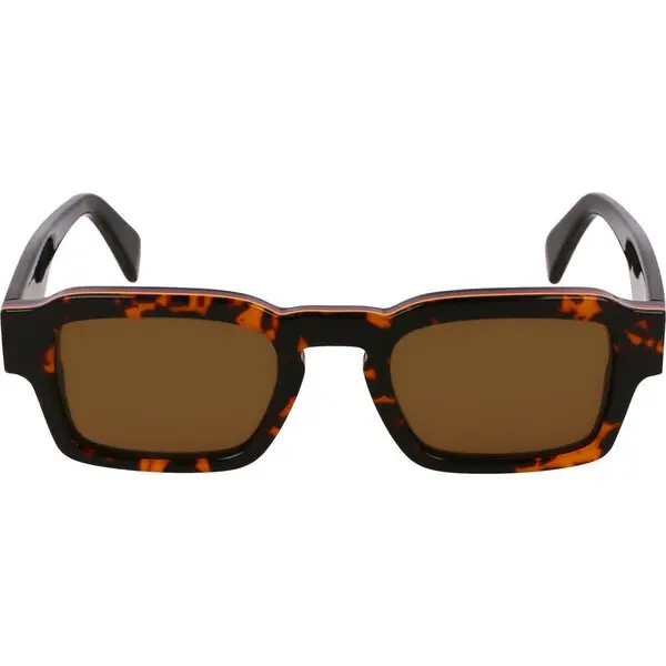 Paul Smith Latimer Rectangular Sunglasses - Havana Multi Stripes