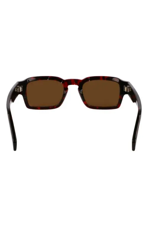 Paul Smith Latimer Rectangular Sunglasses - Havana Multi Stripes