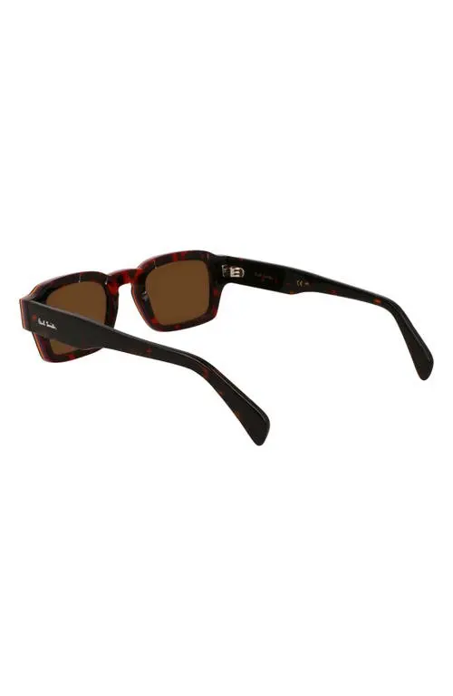Paul Smith Latimer Rectangular Sunglasses - Havana Multi Stripes