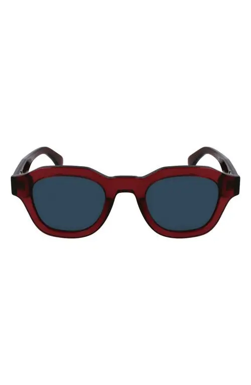 Paul Smith Lyford Rectangular Sunglasses - Transparent Burgundy